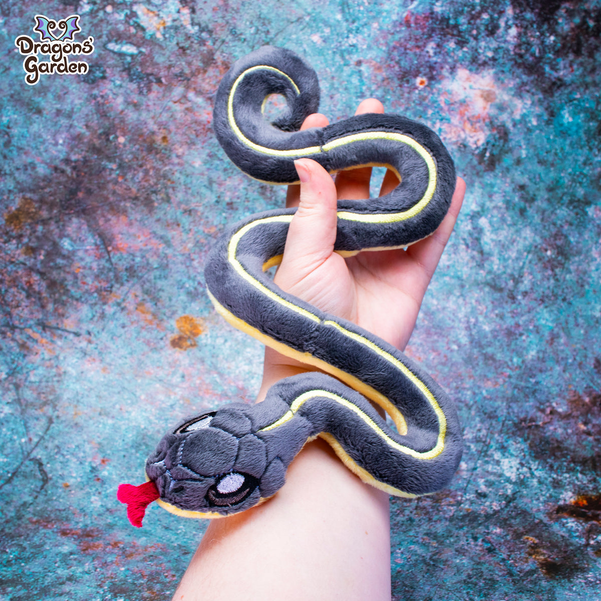 ITH Garter Snake Modular Plush Embroidery Pattern Dragons' Garden