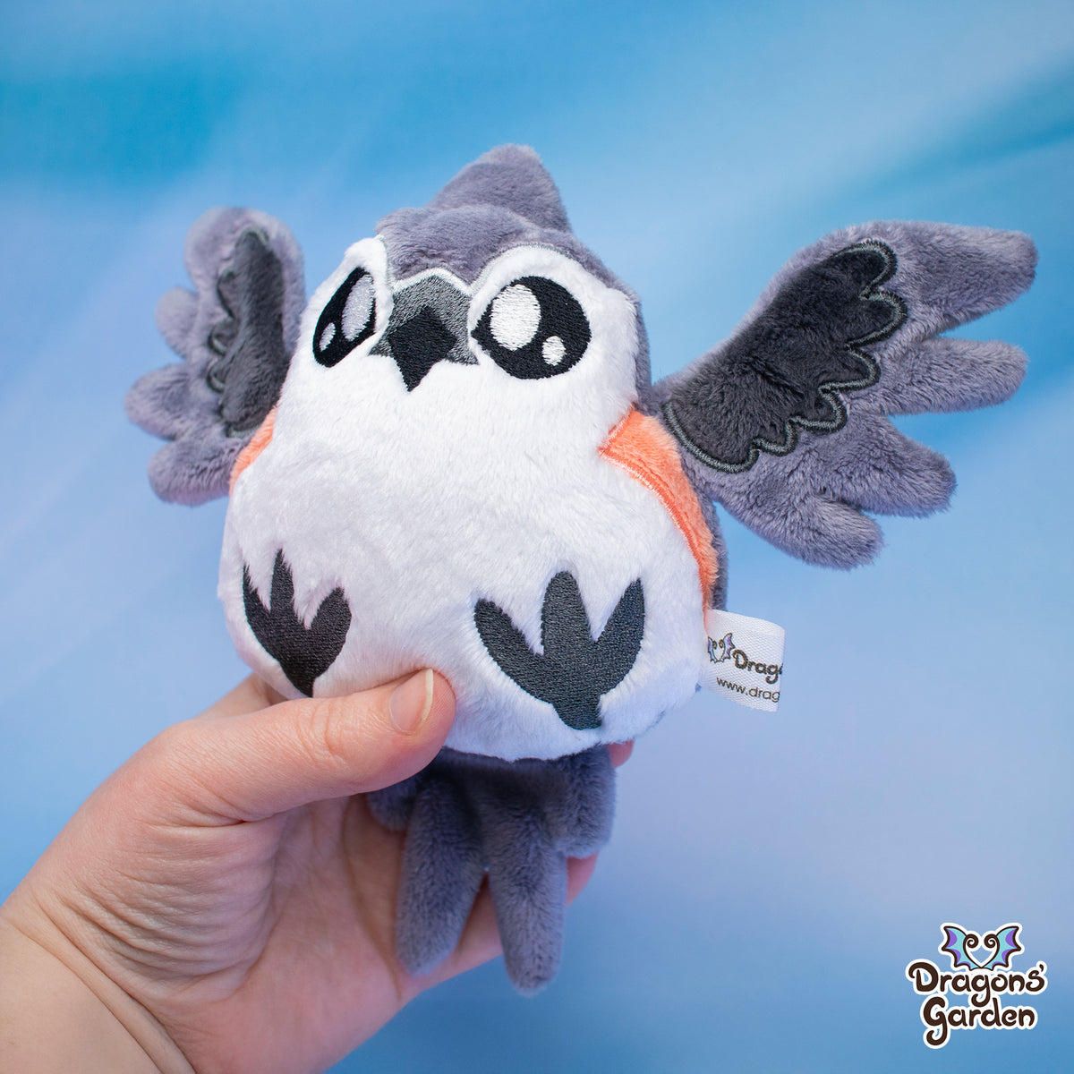 ITH Tufted Titmouse Fat Bird Plush Embroidery Pattern– Dragons' Garden