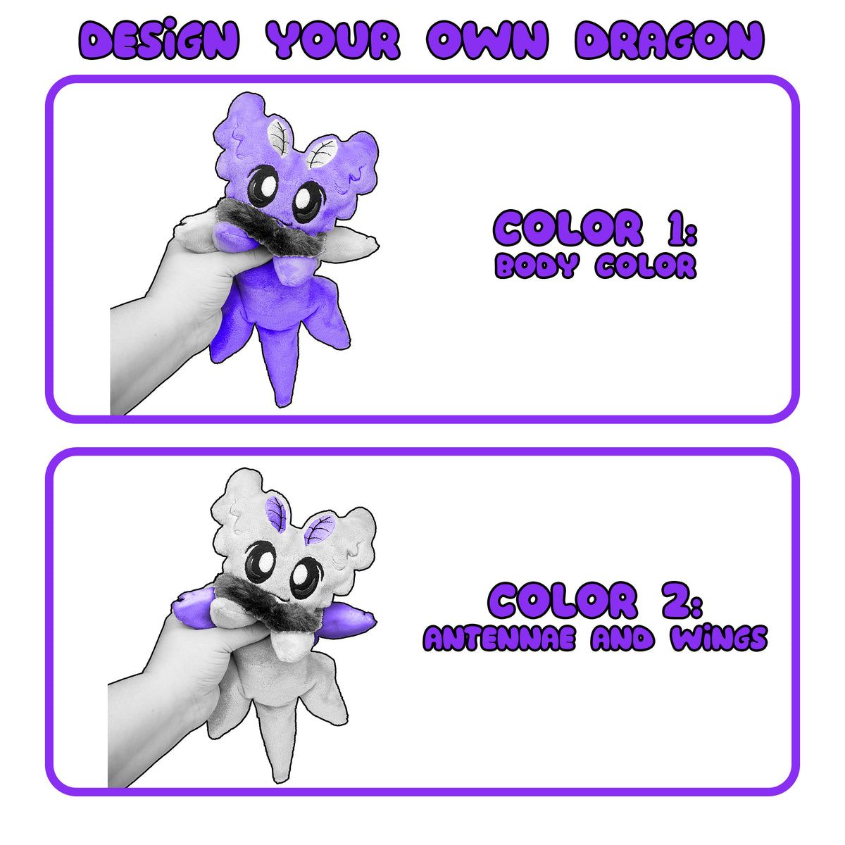 CUSTOM | Weighted Moon Moth Jumbo Dragon companion plush– Dragons' Garden