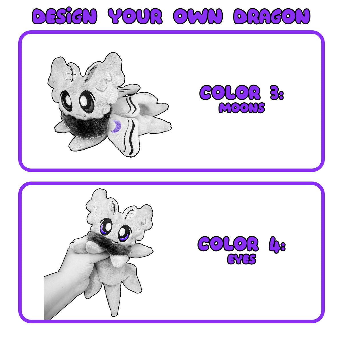 CUSTOM | Weighted Moon Moth Jumbo Dragon companion plush– Dragons' Garden