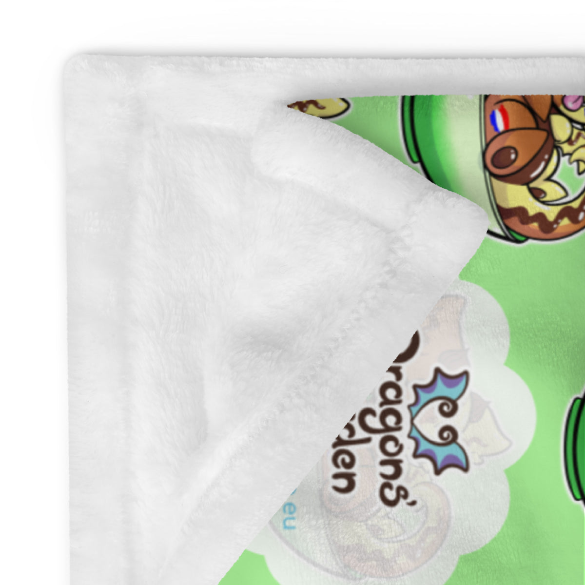 Chocolate Dubbel Vla Flip | Fluffy Throw Blanket– Dragons' Garden