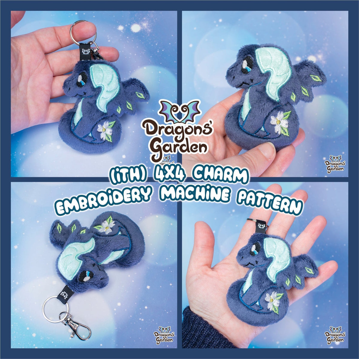 ITH Blossom Drake Charm– Dragons' Garden