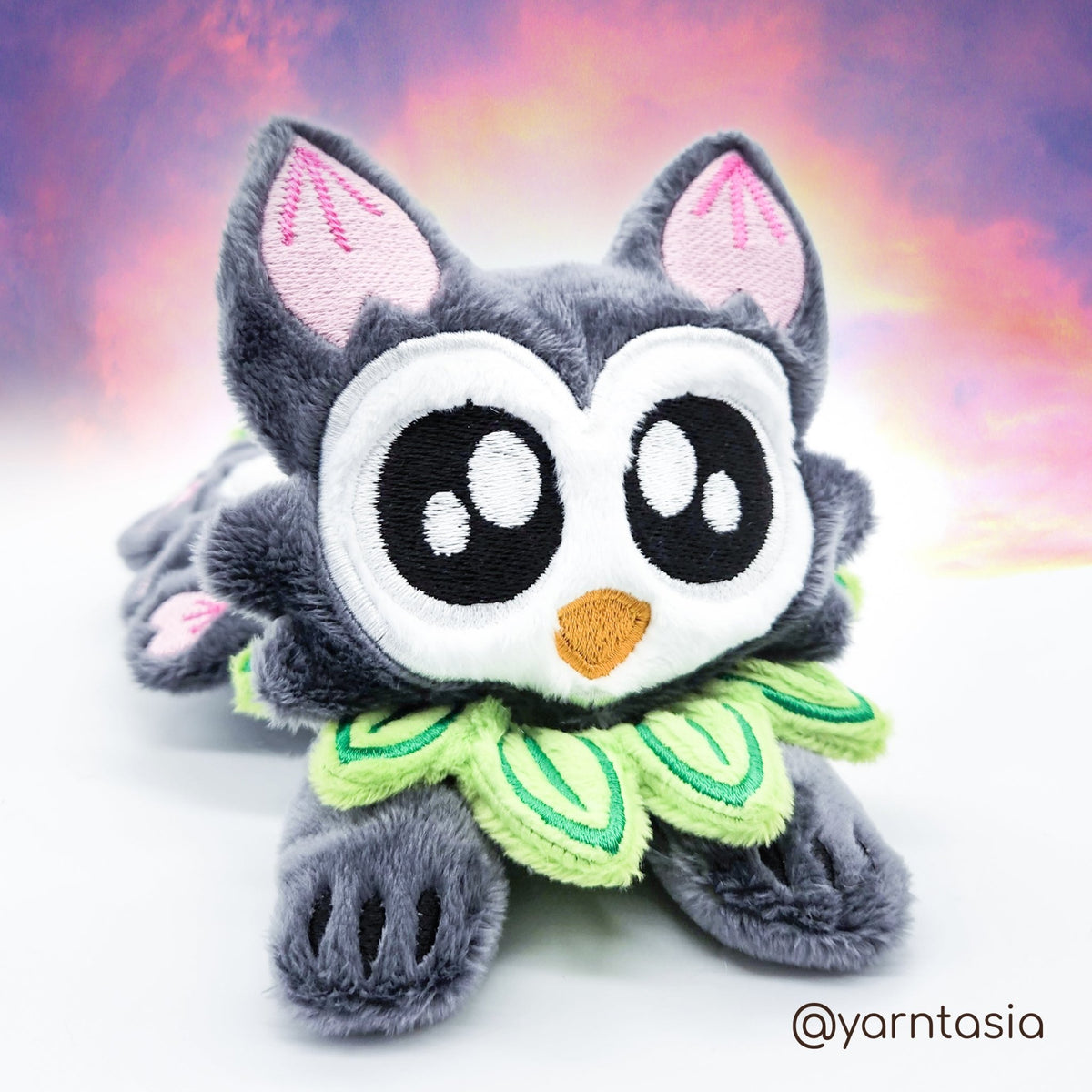 Cherry Blossom Griffin Plush Embroidery Pattern - ITH– Dragons' Garden