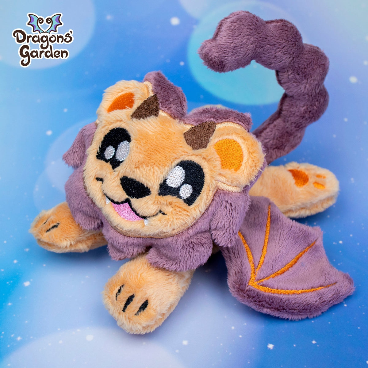 ITH Manticore Cub Plush Embroidery Pattern - Dragons' Garden