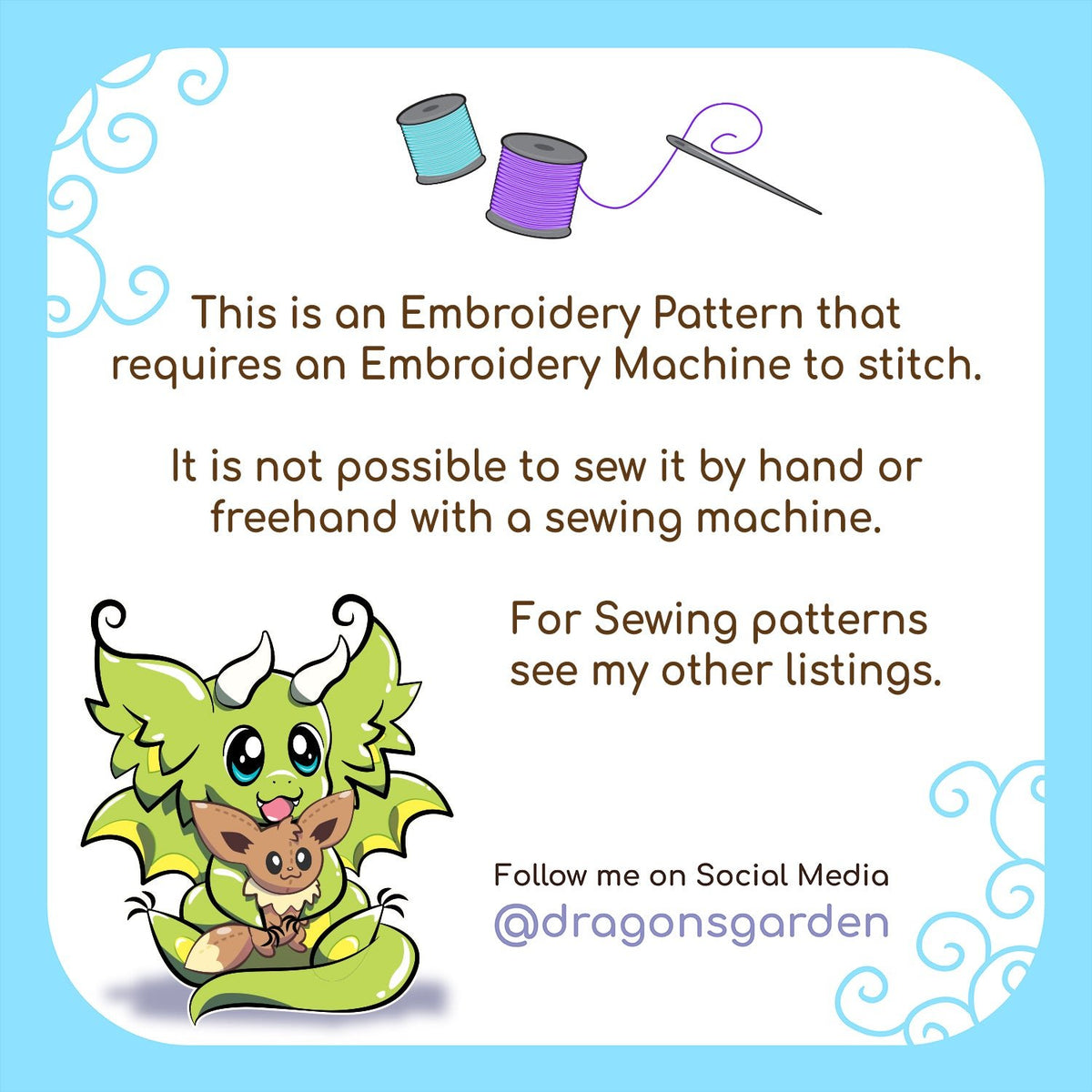 Seth Egyptian God Plush Embroidery Pattern - Dragons' Garden