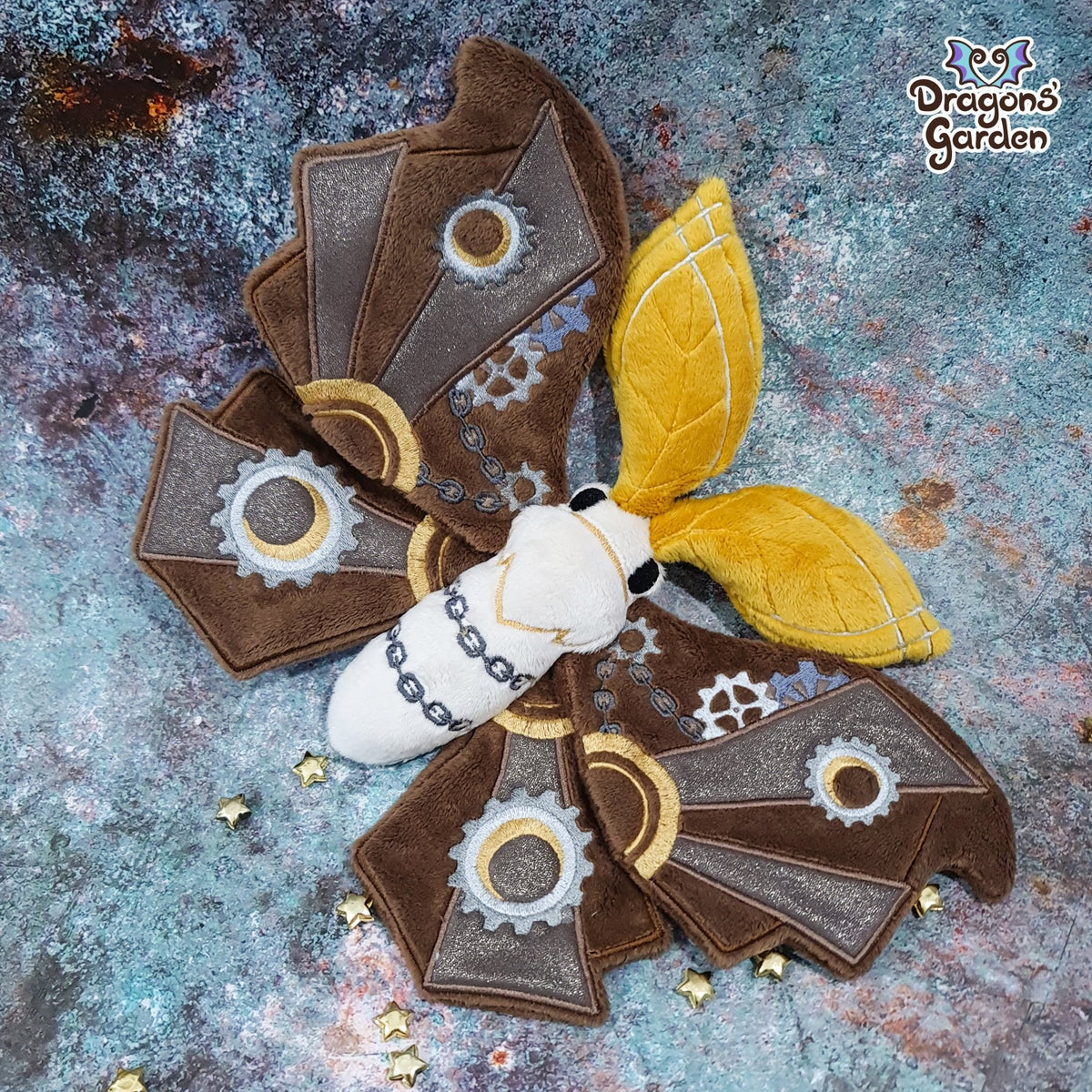 ITH Steampunk Moth– Dragons' Garden